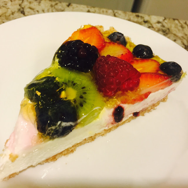 dough-re-me: A Slice of Spring: Fruity Cheesecake Pie