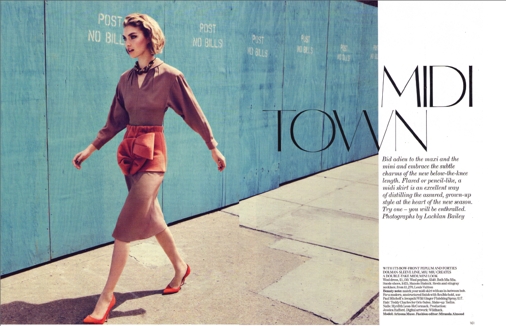 fashiontent: Arizona Muse - British Vogue editorial shoot 2011