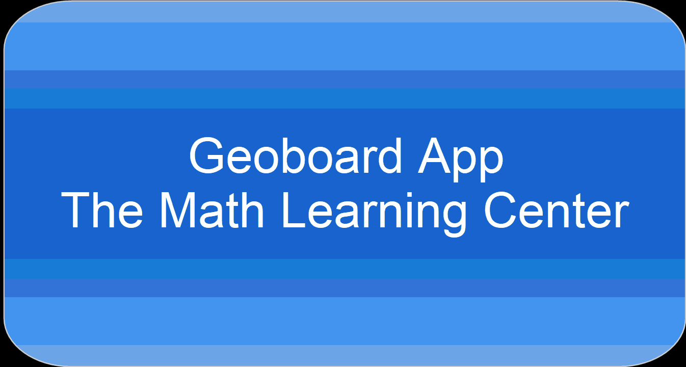 Time to Talk Tech : Want to use a virtual geoboard?