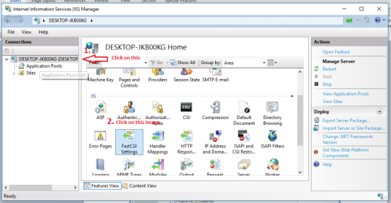 Install PHP on window with IIS