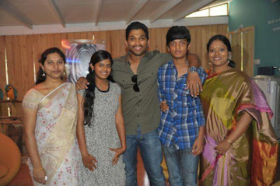 Allu Arjun with Puri Family Photo