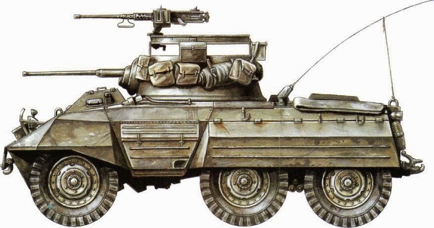 Allied Tanks and Combat Vehicles of World War II: Light Armored Car M8