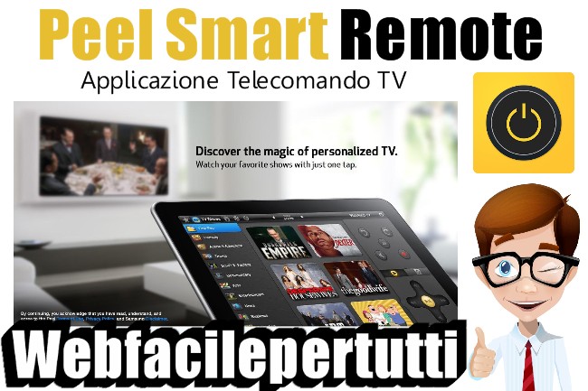 Peel Smart Remote - Applicazione Telecomando Per Controllare Tv ...