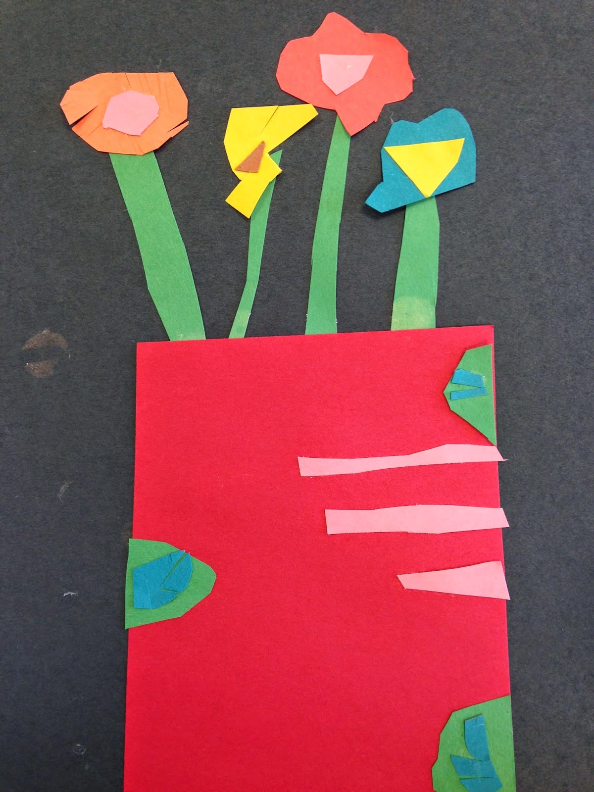 Art Room Blog: 1st Grade Flower Pots for Spring...
