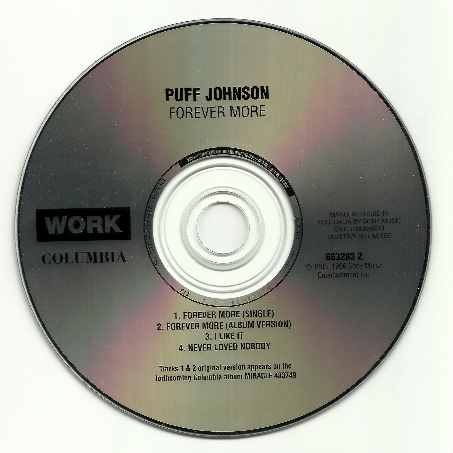 THE CRACK FACTORY: Puff_Johnson-Forever_More-(AUS_CDS)-1996-Y2H_INT