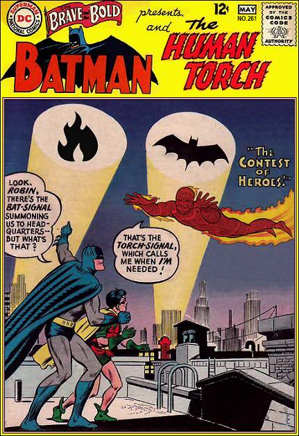 Super-Team Family: The Lost Issues!: Batman and The Human Torch (Retro)