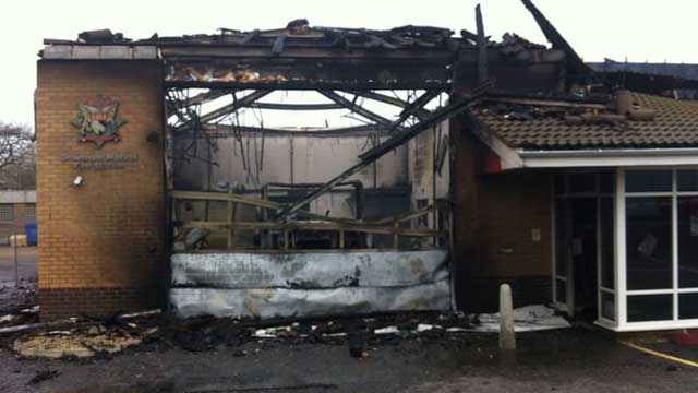Nothing To Do With Arbroath: Fire station destroyed by blaze wasn't ...