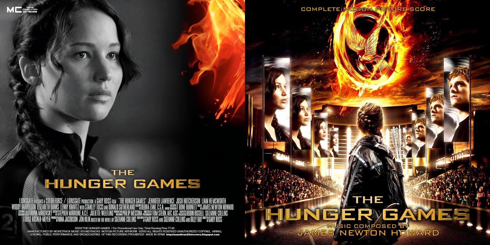 Soundtrack List Covers: The Hunger Games Complete (James Newton Howard)
