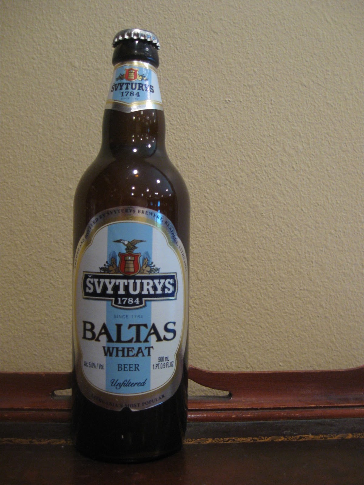 Doing Beer Justice: Svyturys Baltas