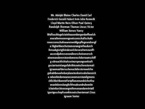 Unimaginable Facts: Worlds longest name