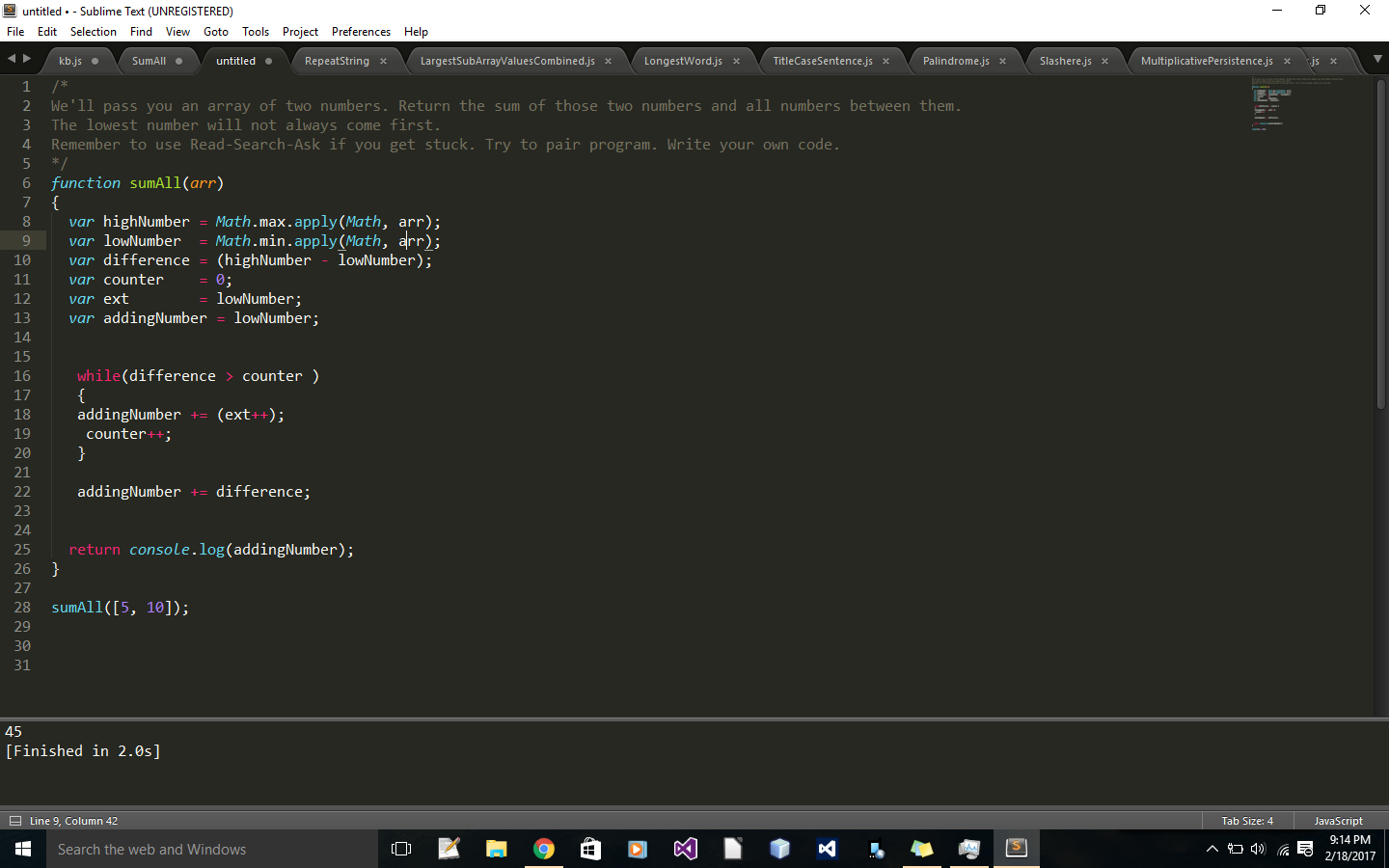 Coding, coding, and more coding….: Algorithms