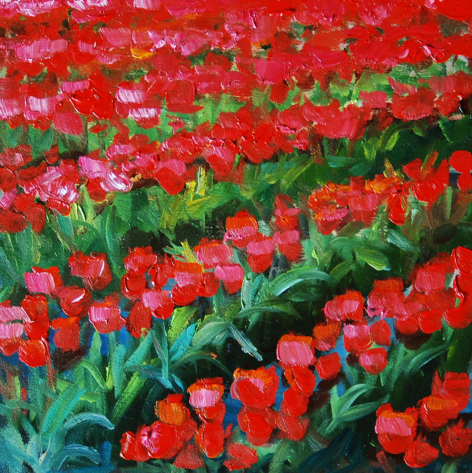 Kristen Reitz-Green: Impressionist Flower Paintings Galore!
