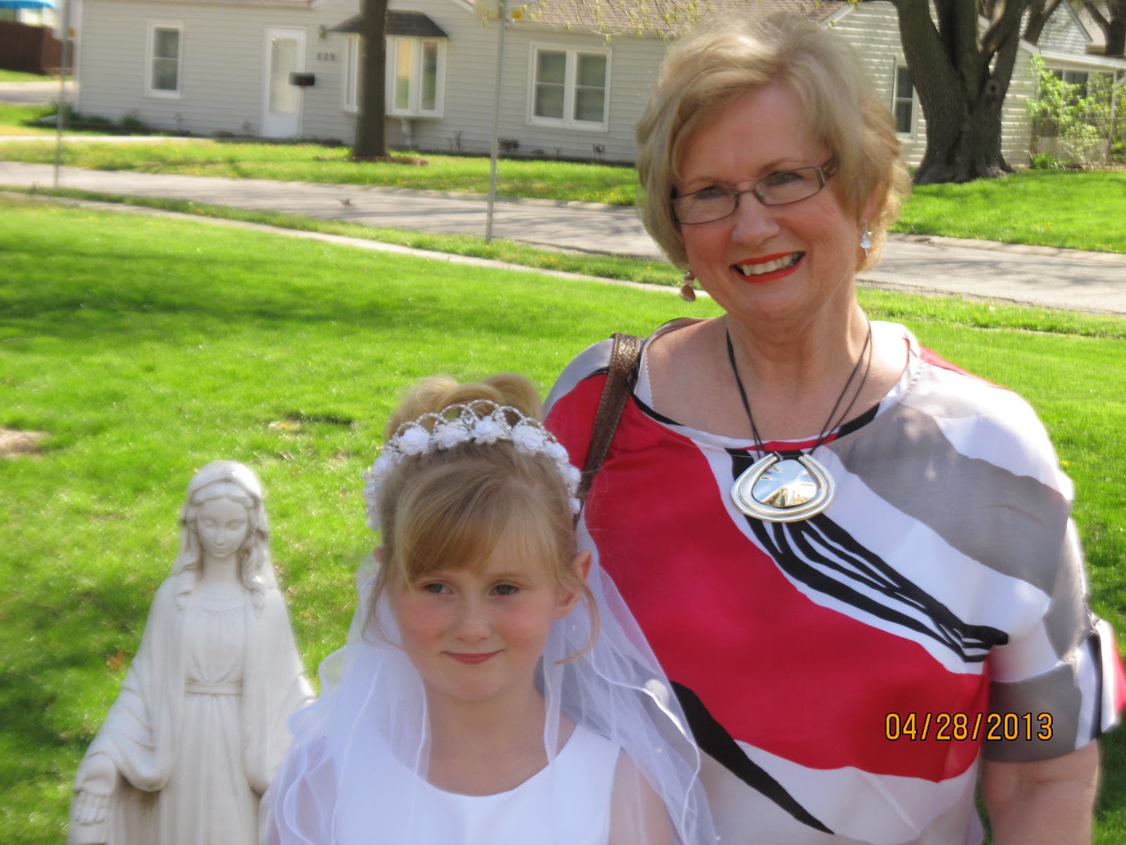 First Holy Communion...Pictures with Extended Family