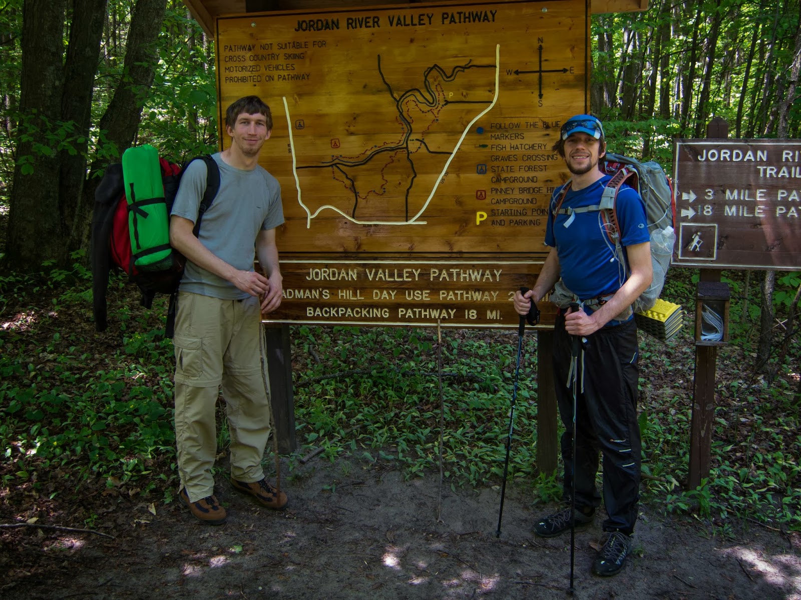 Eric's Hikes: Jordan River Pathway/NCT loop: May 26-27, 2013