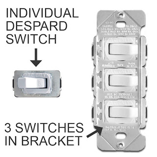 Kyle Switch Plates: Replacement Covers for NuTone Light, Vent & Heat ...