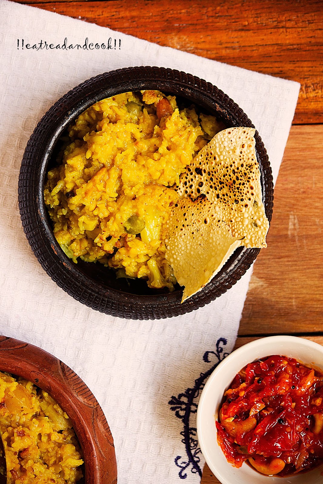 Bhoger Khichuri / Bhaja Muger Khichuri