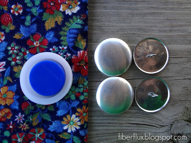 Fiber Flux: How To Make Fabric Covered Buttons