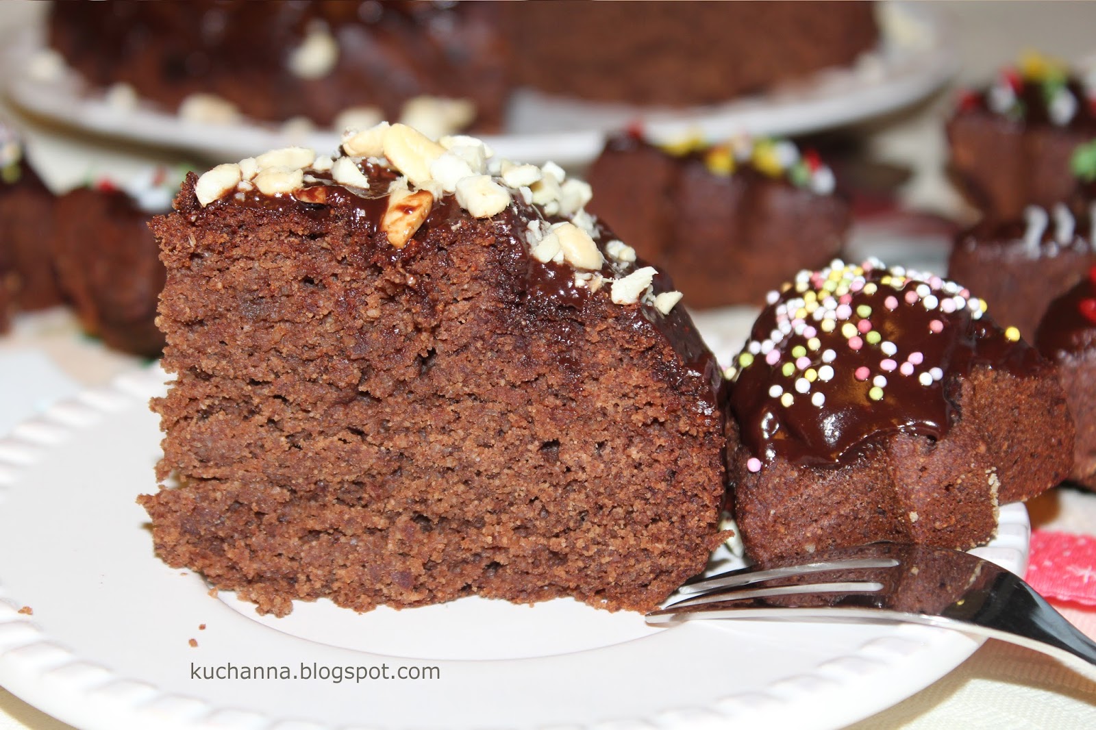 KuchAnna: Bezglutenowy czarnuch z dżemem