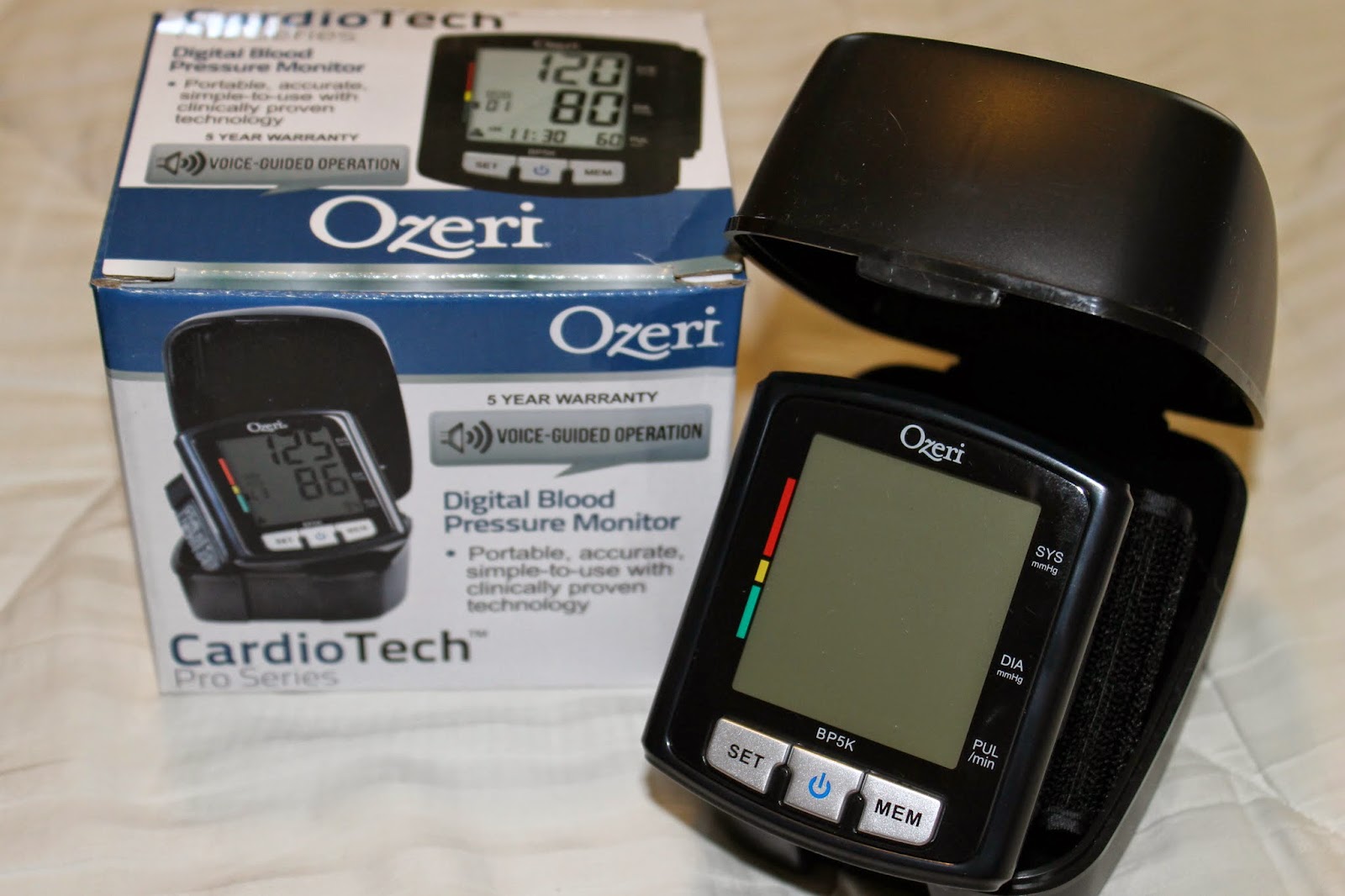 Ozeri CardioTech Pro Series BP5K Digital Blood Pressure Monitor