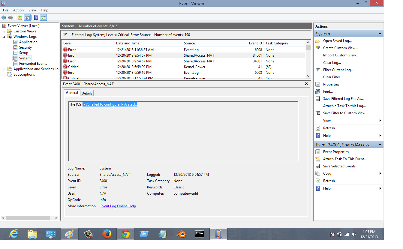 Troubleshooting Windows Errors And Solutions: IPV6 Stack configuration ...