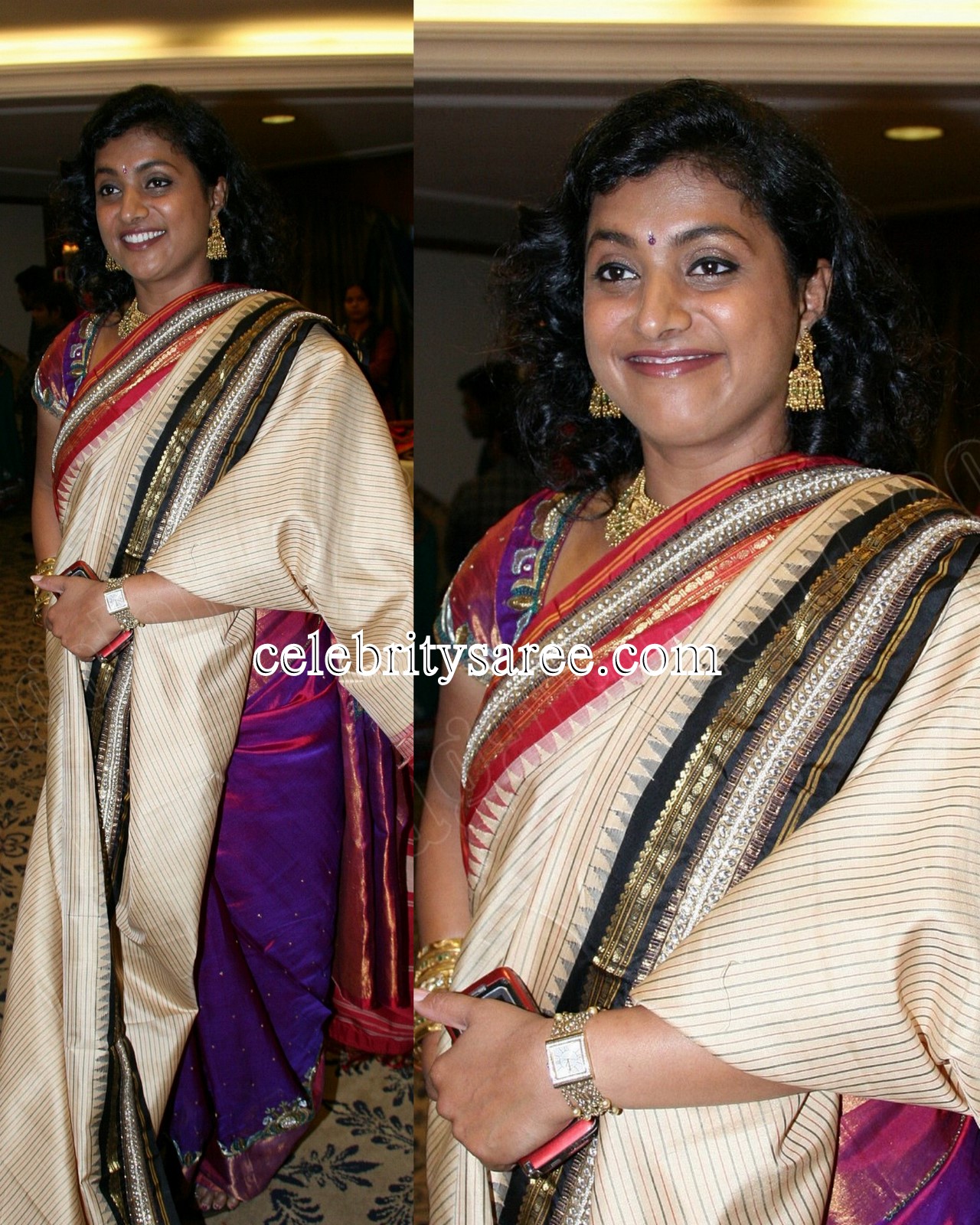 Roja in Purple Color Patola Silk Sari - Saree Blouse Patterns