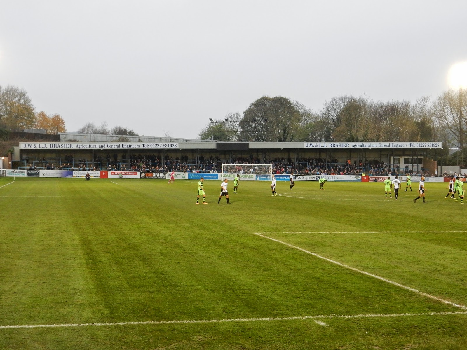 Pat's Football Travels Blog: 22/11/14 Dover Athletic FC - Forest Green ...