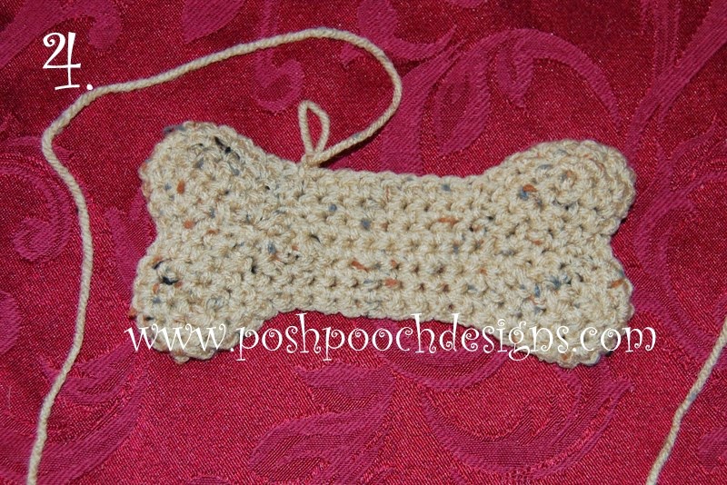 Posh Pooch Designs : Dog Bone Applique and Toy Crochet Pattern