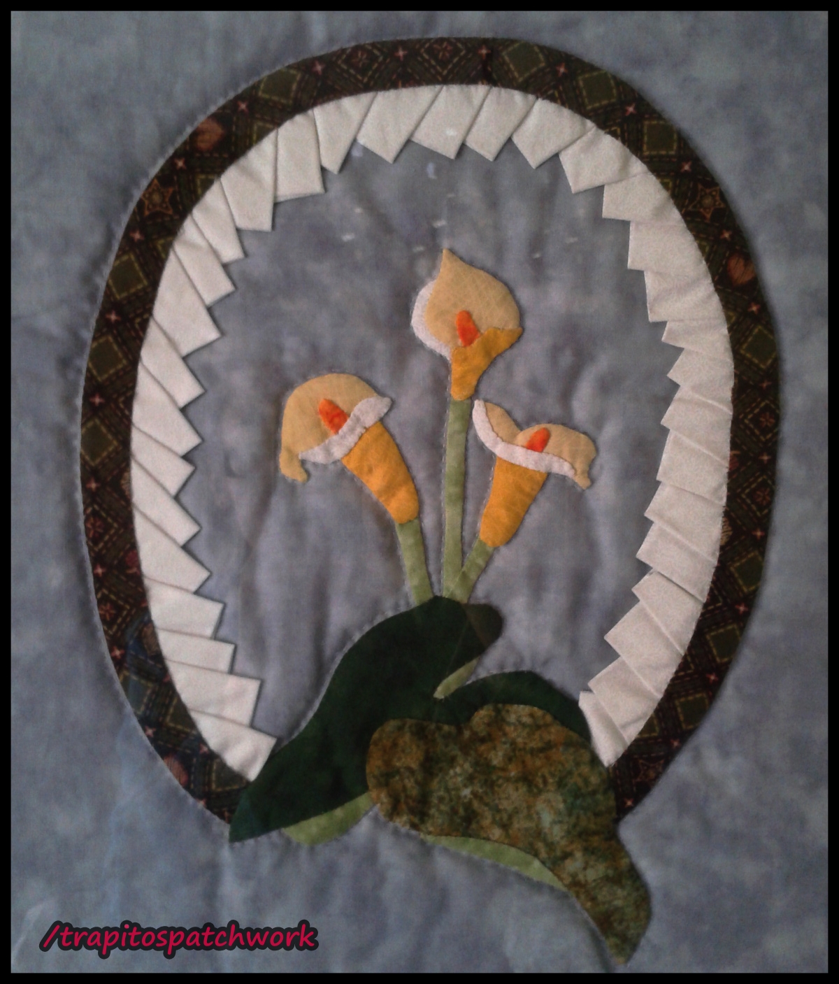 Trapitos patchwork: Un cuadro de patchwork