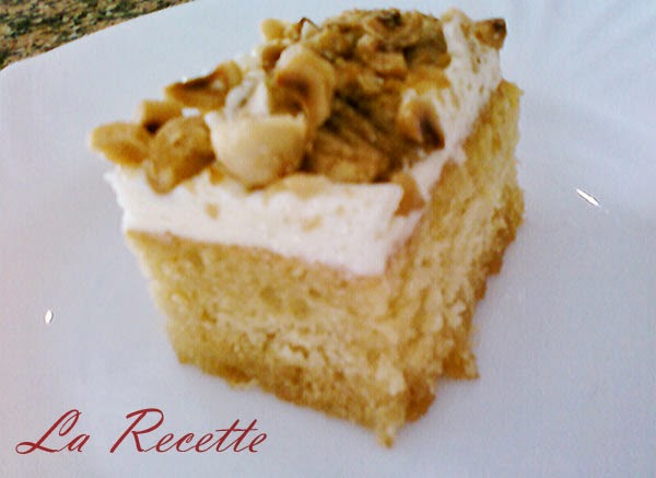 Génoise à la vanille et sa crème au beurre ~ La Recette