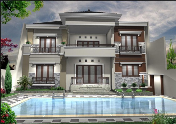 Inspirasi Baru Desain Rumah Orang Kaya