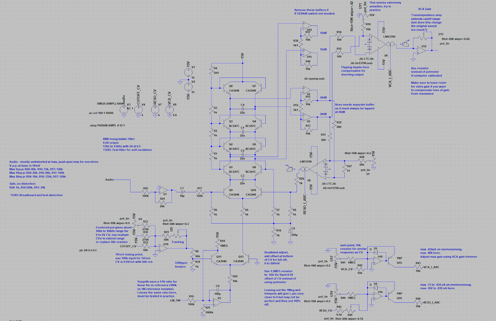 A to Synth: Moog ladder filter revised