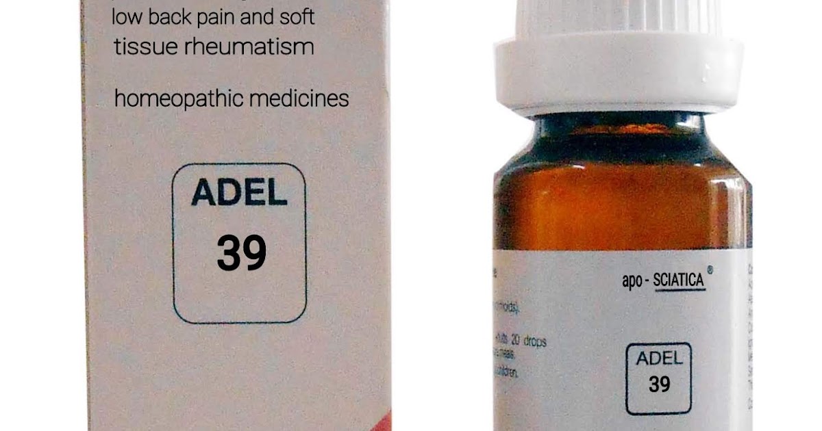 Adel 39 Apo Sciatica(Homeopathic,Medicines,)Drops For Treatment fo Sciatica