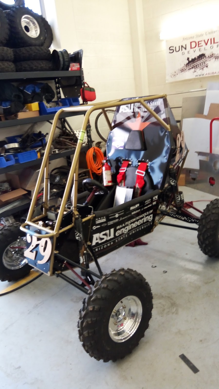 ASU Polytechnic SAE Mini Baja: The Car is Gold!
