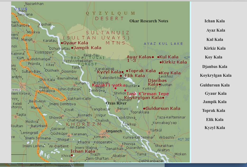 Okar Research: The Kala (Fortress/Castles) of Ancient Khorasan (500 BC)