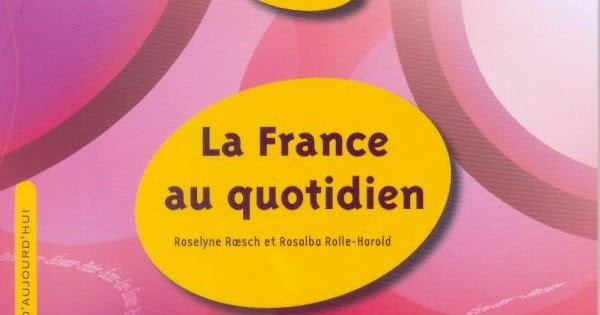 [Fr] La France au quotidien [pdf+mp3] ~ EBOOK SOS