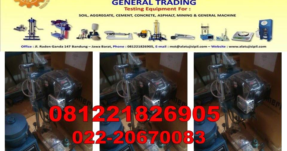 JUAL ALAT LAB TEKNIK SIPIL- JUAL ALAT PREPARASI MINING - JUAL ALAT ...