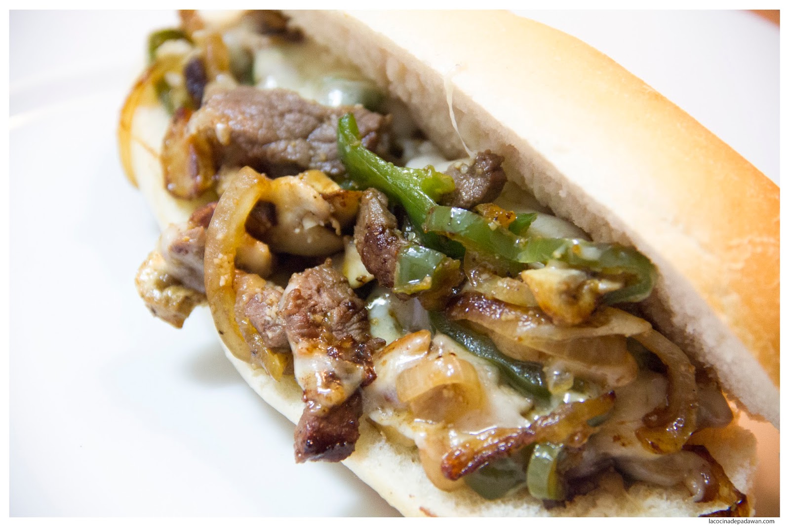 La cocina de Padawan: Philly cheese steak
