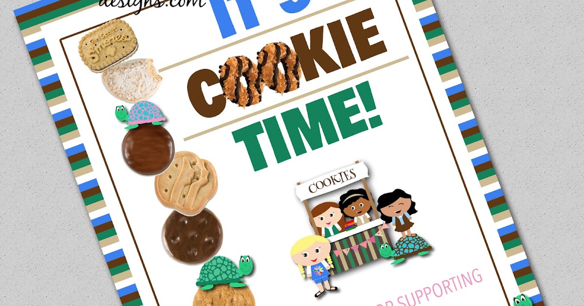 My Fashionable Designs: Free Printable Cookie Poster: It's Cookie Time!