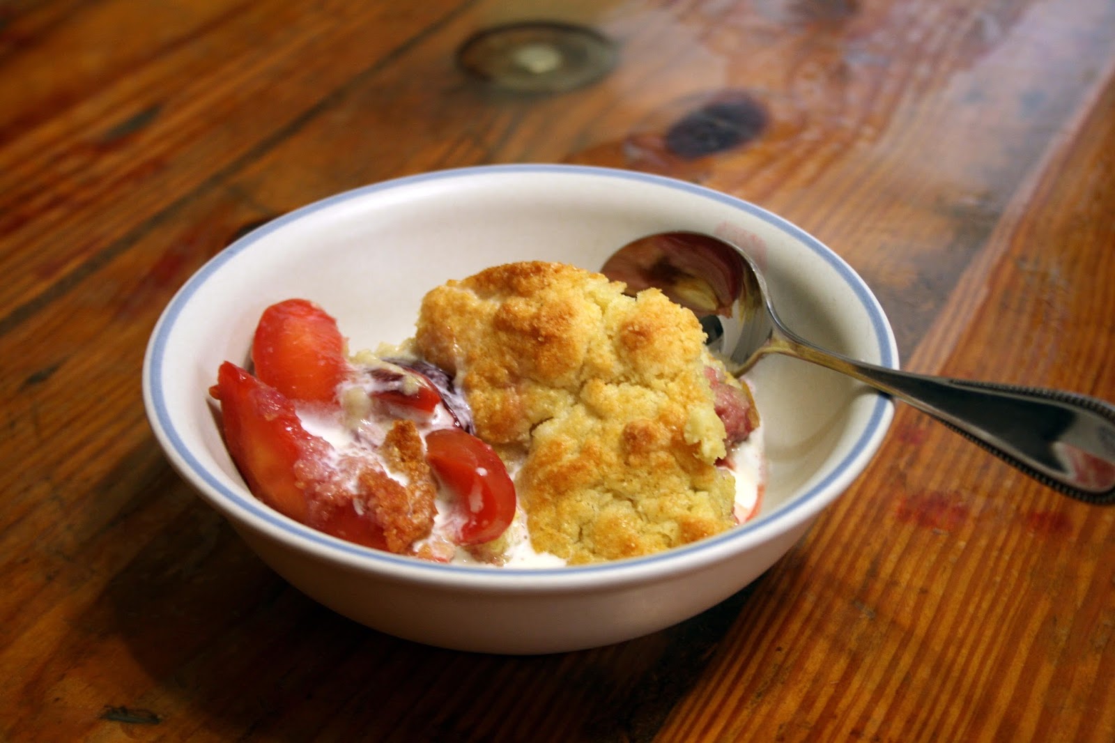 one clever mom: TWD: Baking with Julia - Johnnycake Cobbler