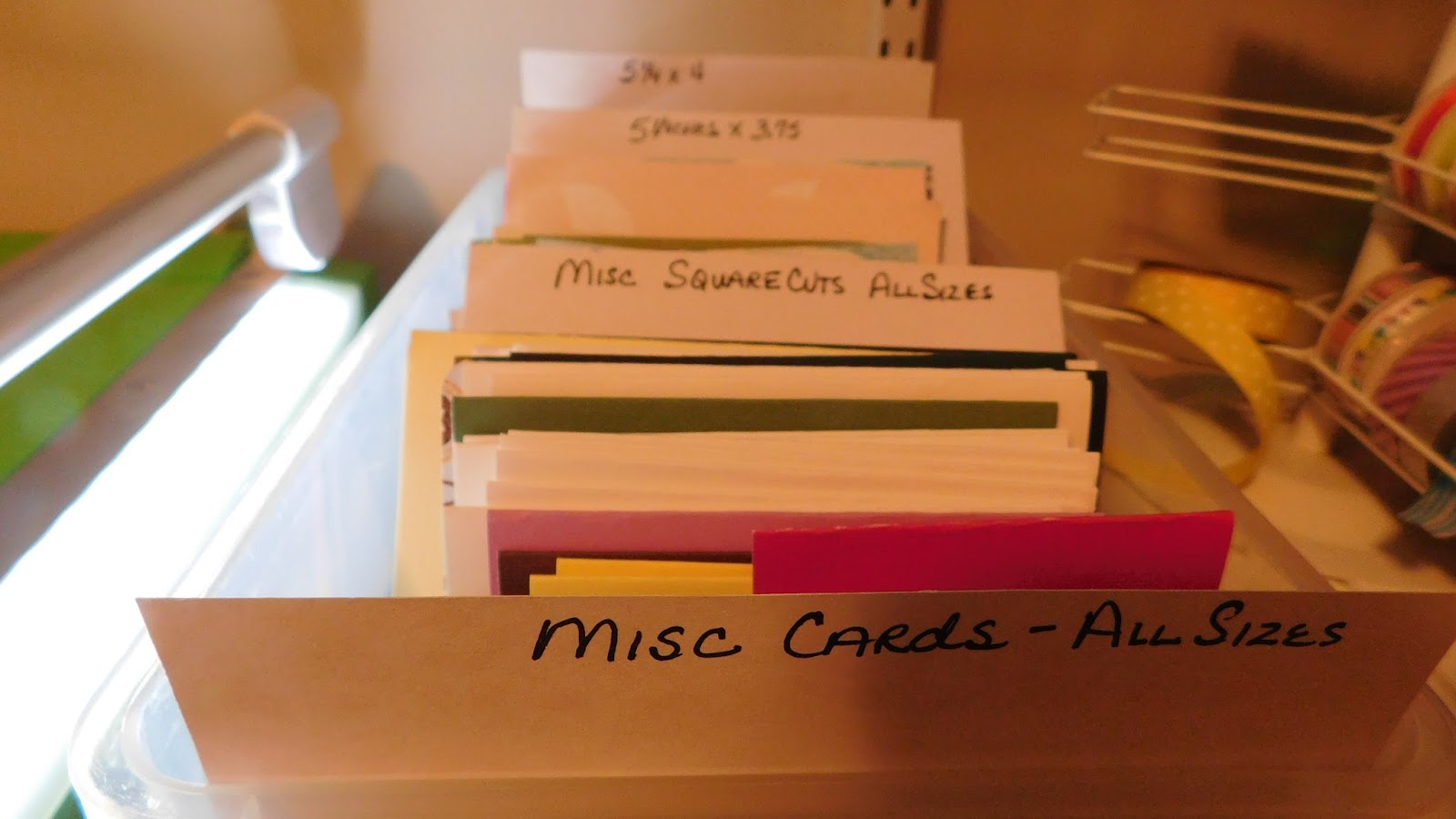 She's a Sassy Lady: Stop And Organize Your Scrap Paper Now