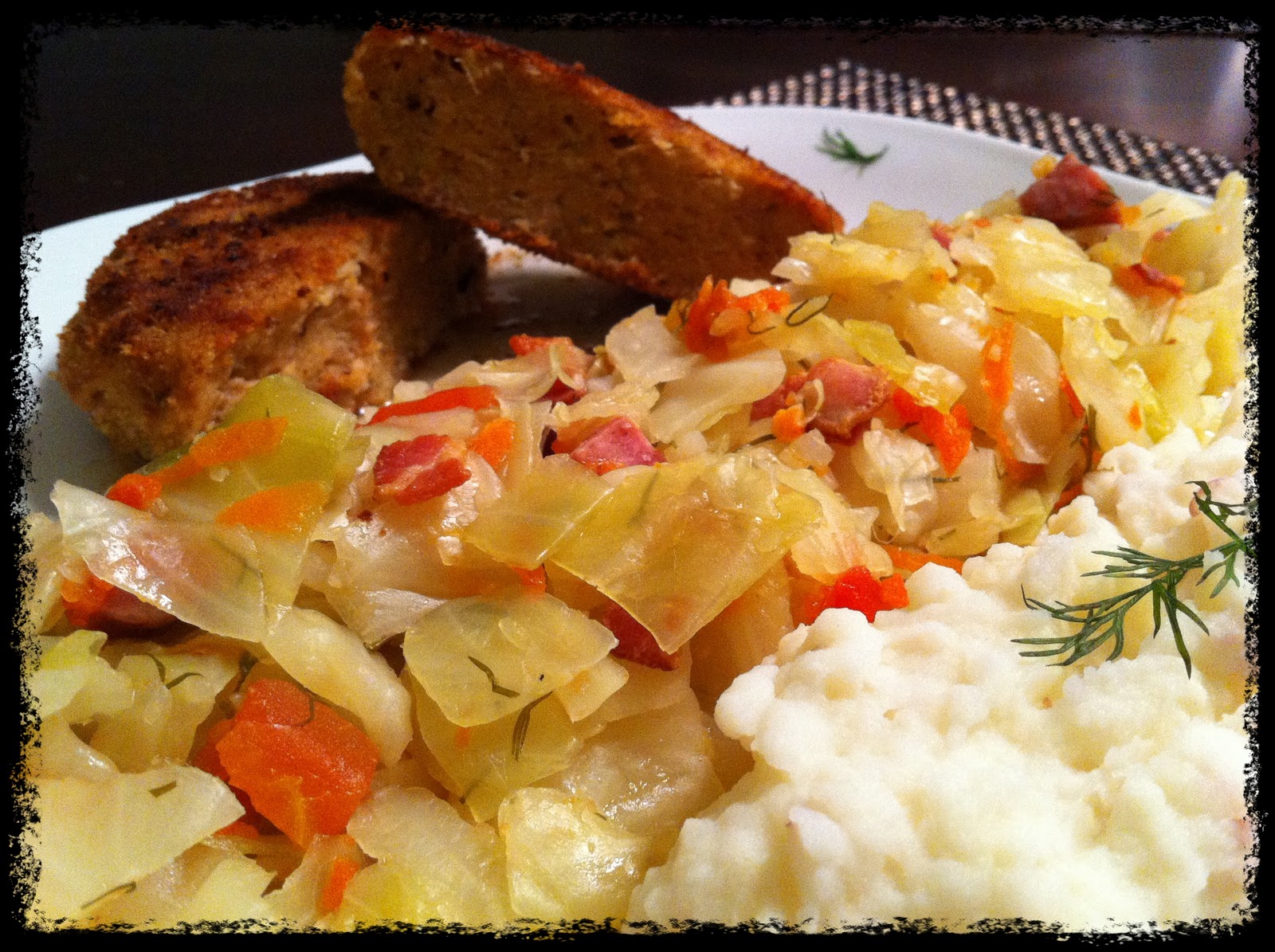 Scrumptious Recreations: Polish Kapusta (Cabbage) and Breaded Chicken ...