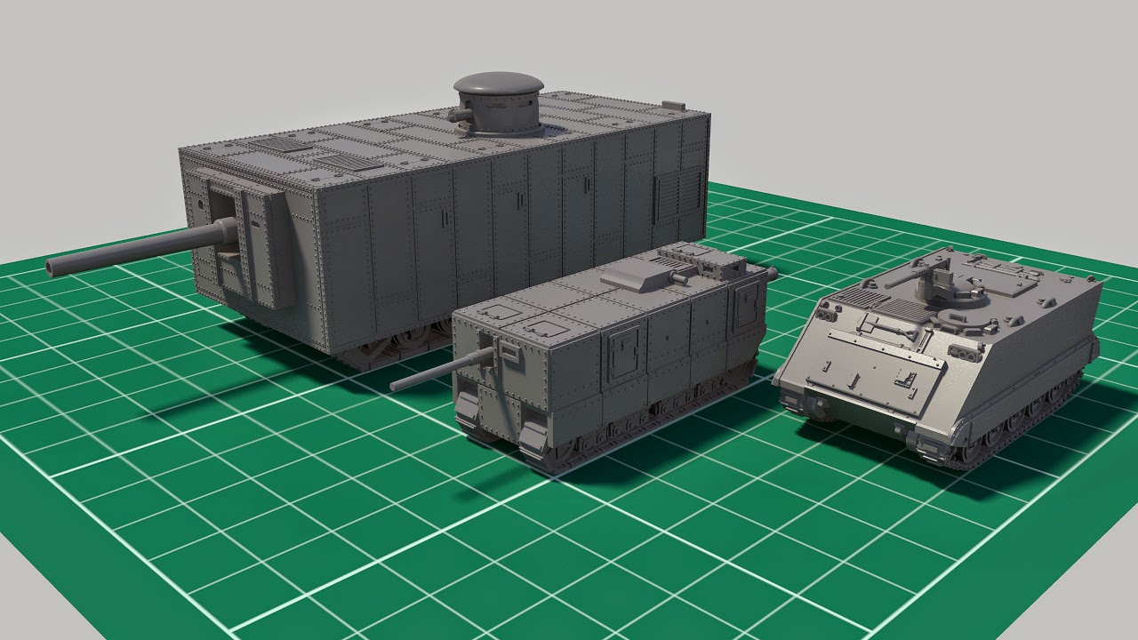 Fjodin's 15mm World: From Fjodin's archives - 1:100 Rybinsk Tank