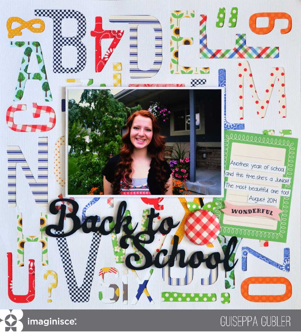 Imaginisce Blog: Back to School layout