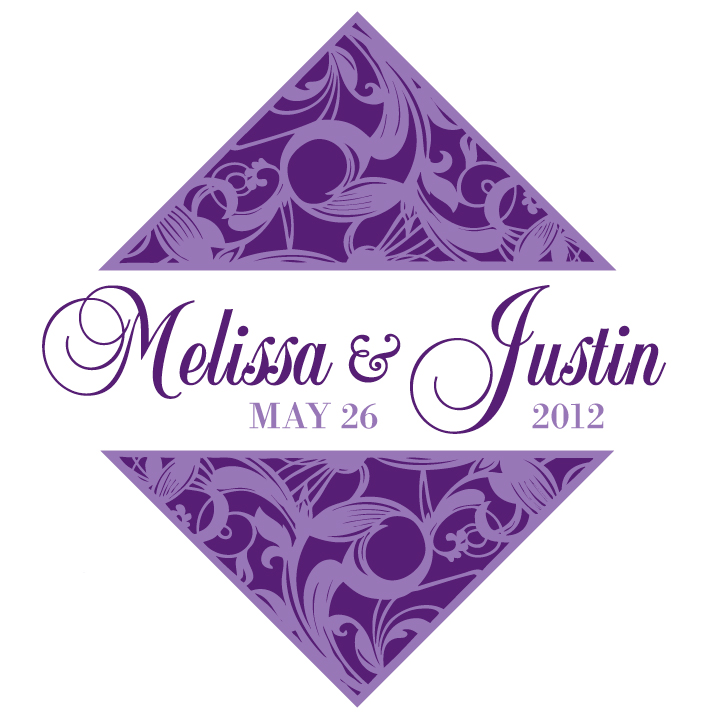 Custom Printables: Custom Monogram for Melissa and Justin