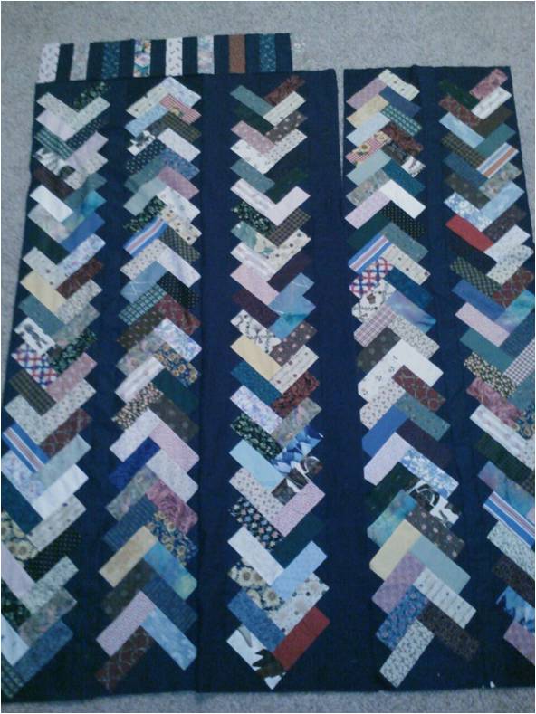 Pioneer Braid is quilted!