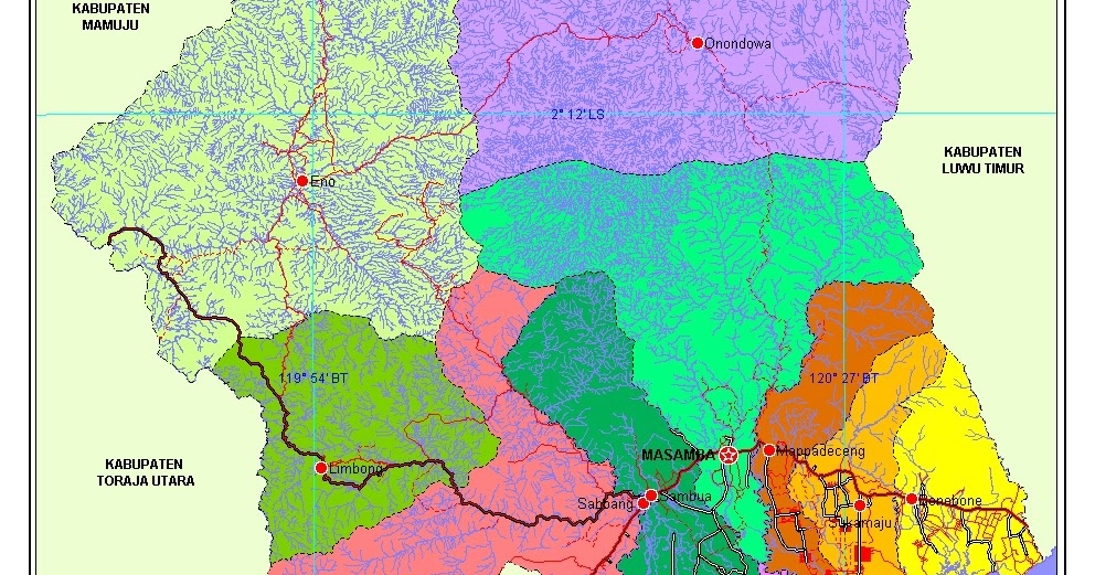 peta Kabupaten Luwu Utara ~ gambar sulsel