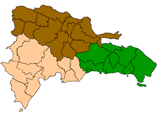 Las regiones de República Dominicana