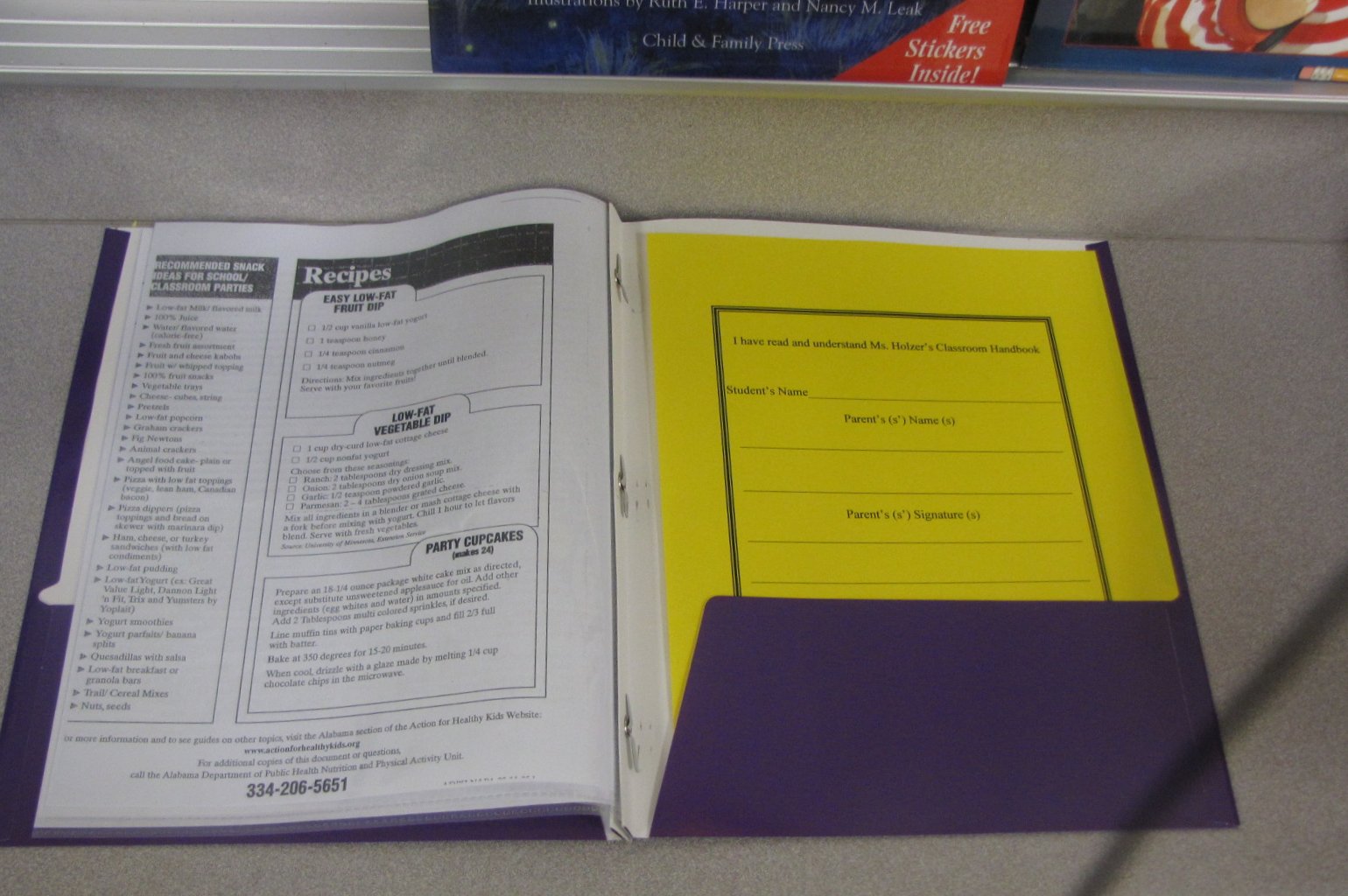 A Creative Classroom: Class Handbook for Parents