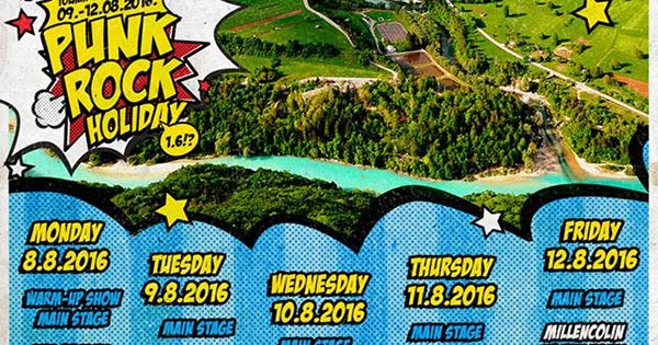 Punk Rock Holiday release day-by-day lineup