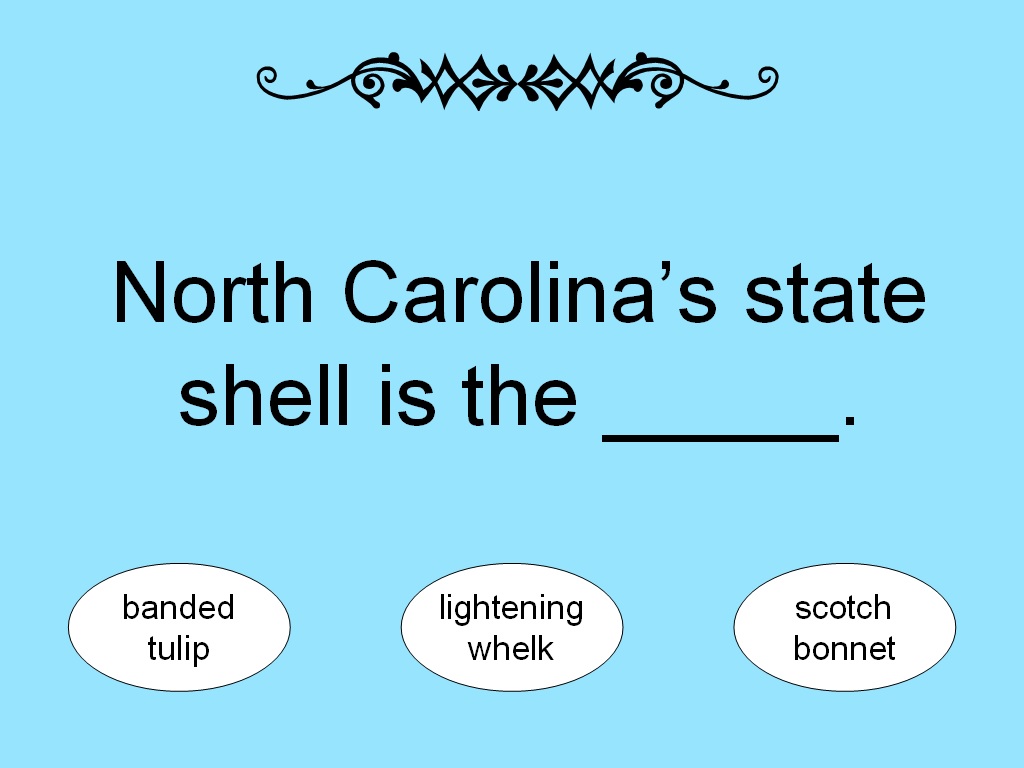 Student Survive 2 Thrive: North Carolina State Symbols Trivia Game - Part 1